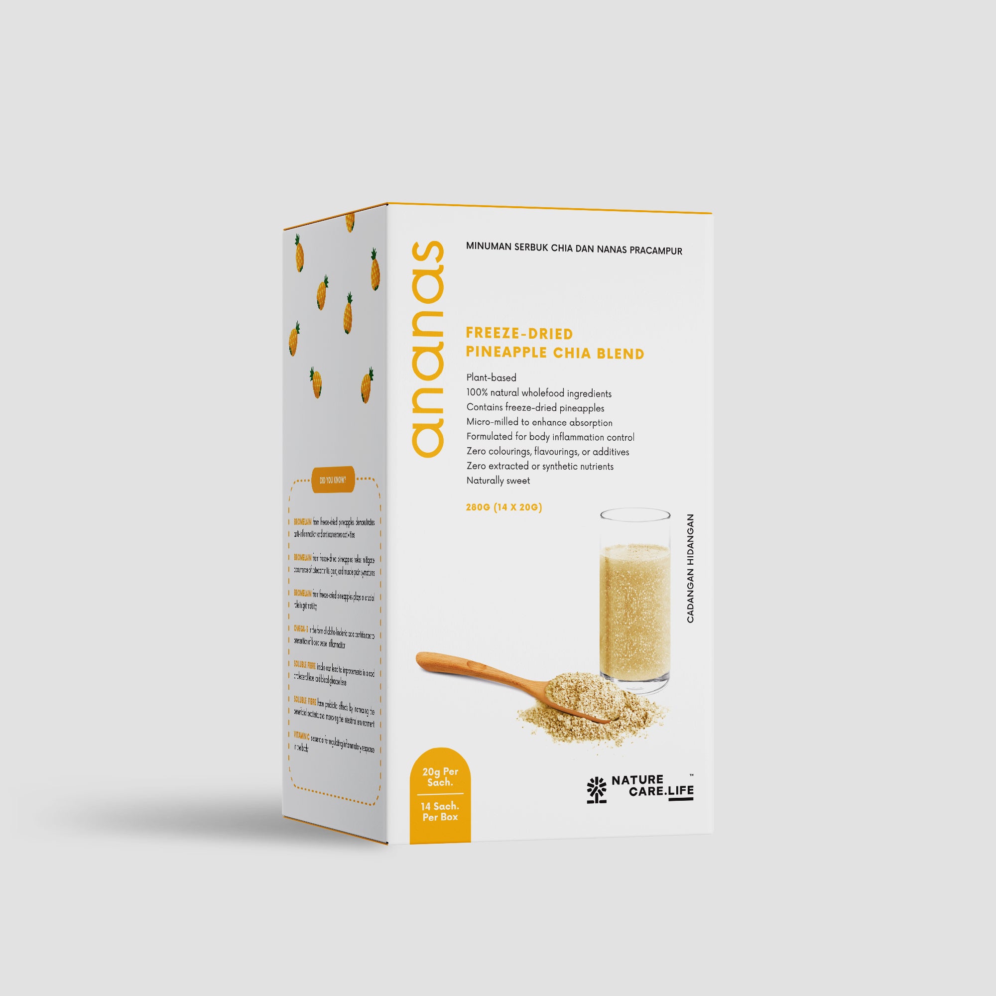 Ananas Pineapple Chia Blend – NATURECARE.LIFE Wholefood Supplements